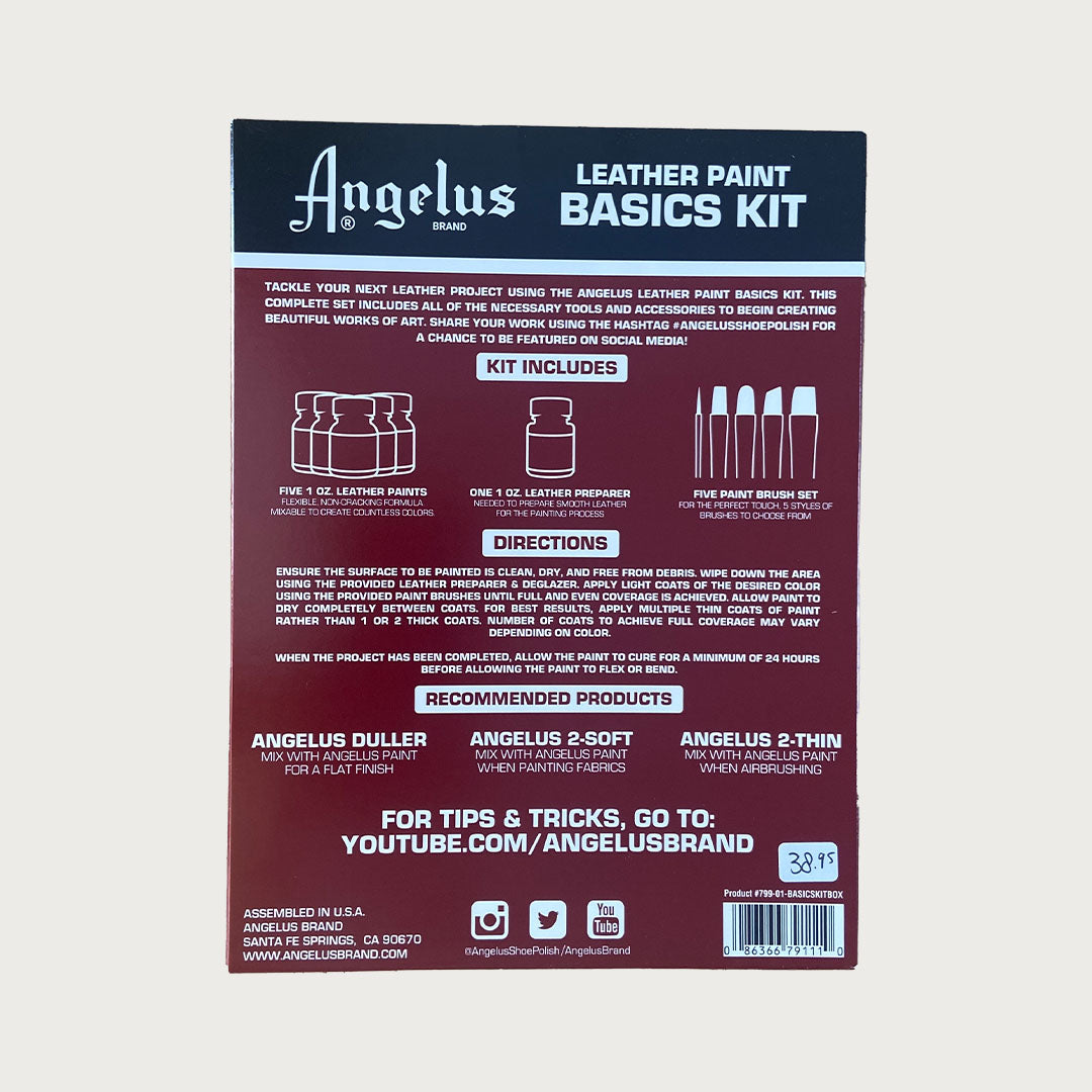 Angelus leather paint starter kit – bijKlaas